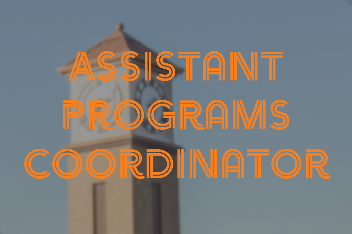Assistant Programs Coordinator Position Description – Corban SGA
